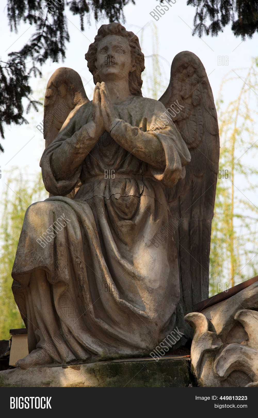 Beautiful Stone Angel Image & Photo (Free Trial) | Bigstock