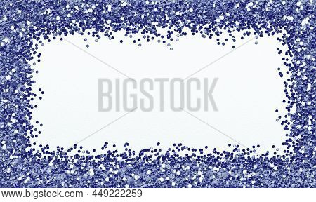 Blue Glitter Border On Image & Photo (Free Trial) | Bigstock