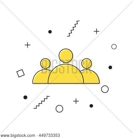 Three People Icon Vector & Photo (Free Trial) | Bigstock