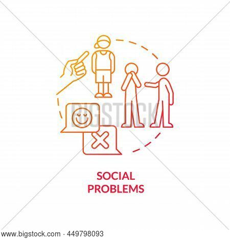 Social Problems Red Vector & Photo (Free Trial) | Bigstock