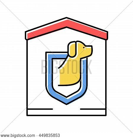 Dog Guard Color Icon Vector & Photo (Free Trial) | Bigstock
