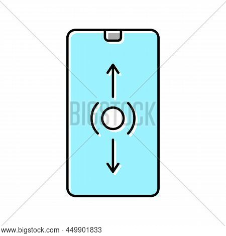 Mobile Scroll Color Vector & Photo (Free Trial) | Bigstock
