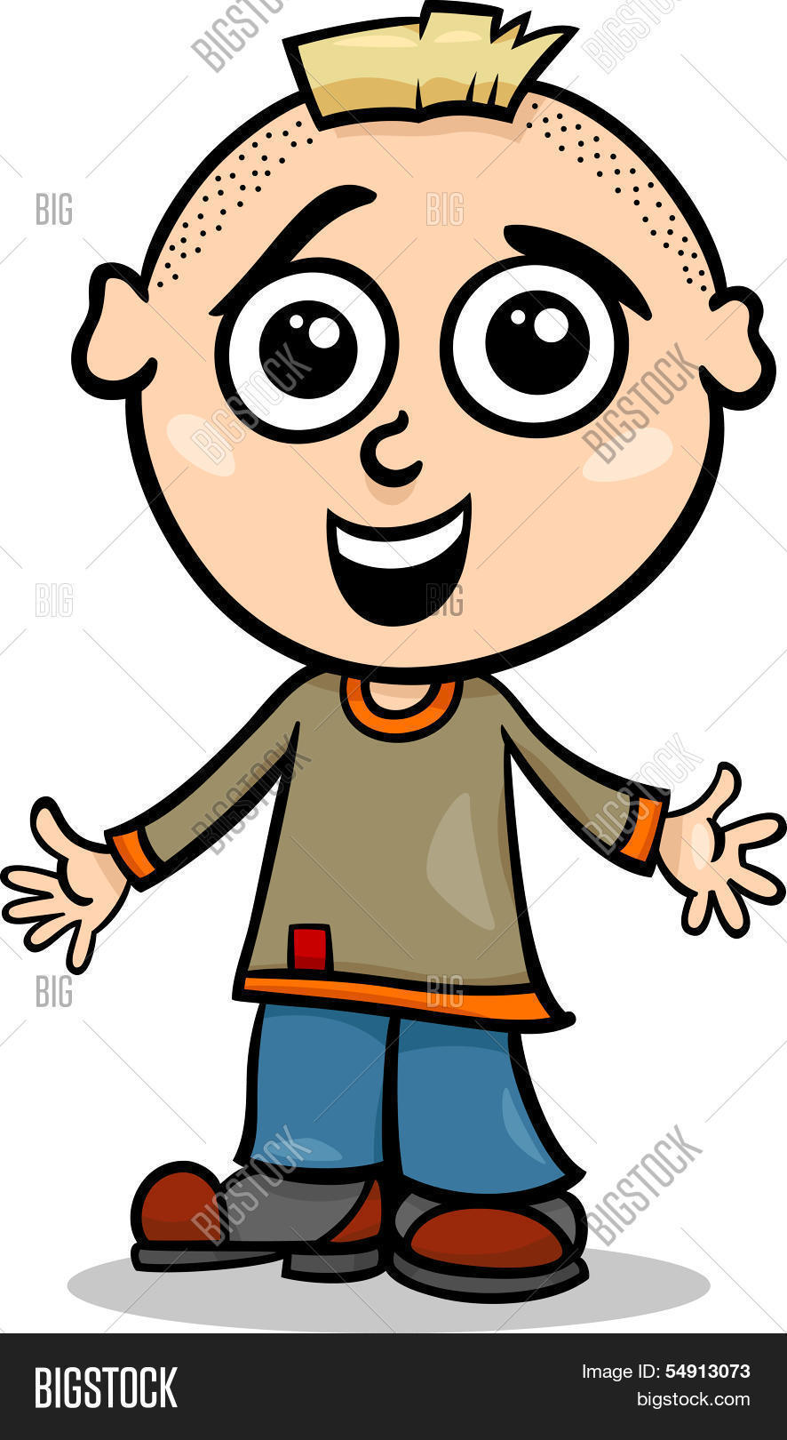 Cute Little Boy Vector & Photo (Free Trial) | Bigstock