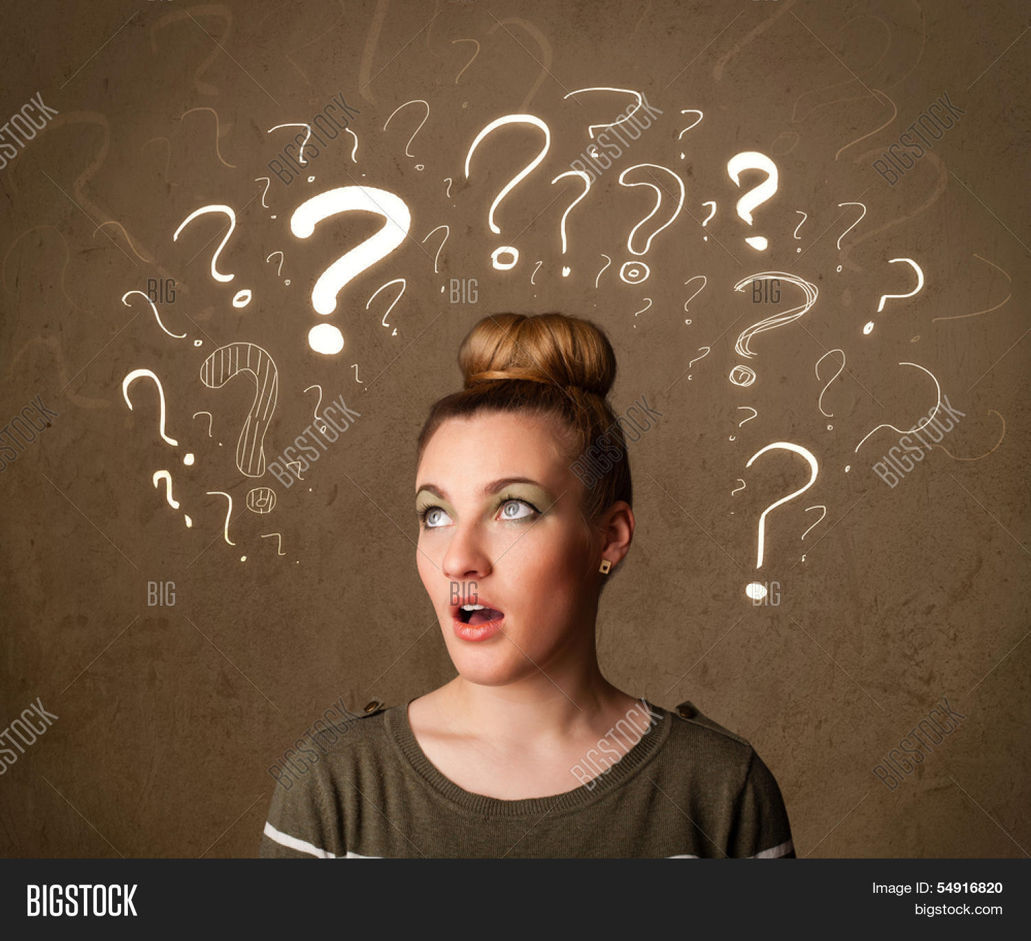 Teenage Girl Question Image & Photo (Free Trial) | Bigstock