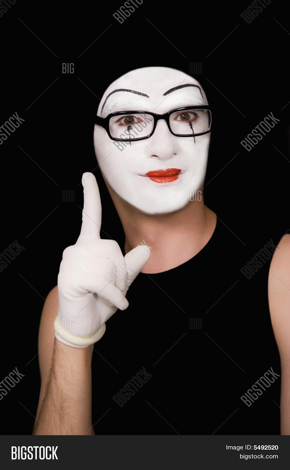 Portrait Mime Image & Photo (Free Trial) | Bigstock