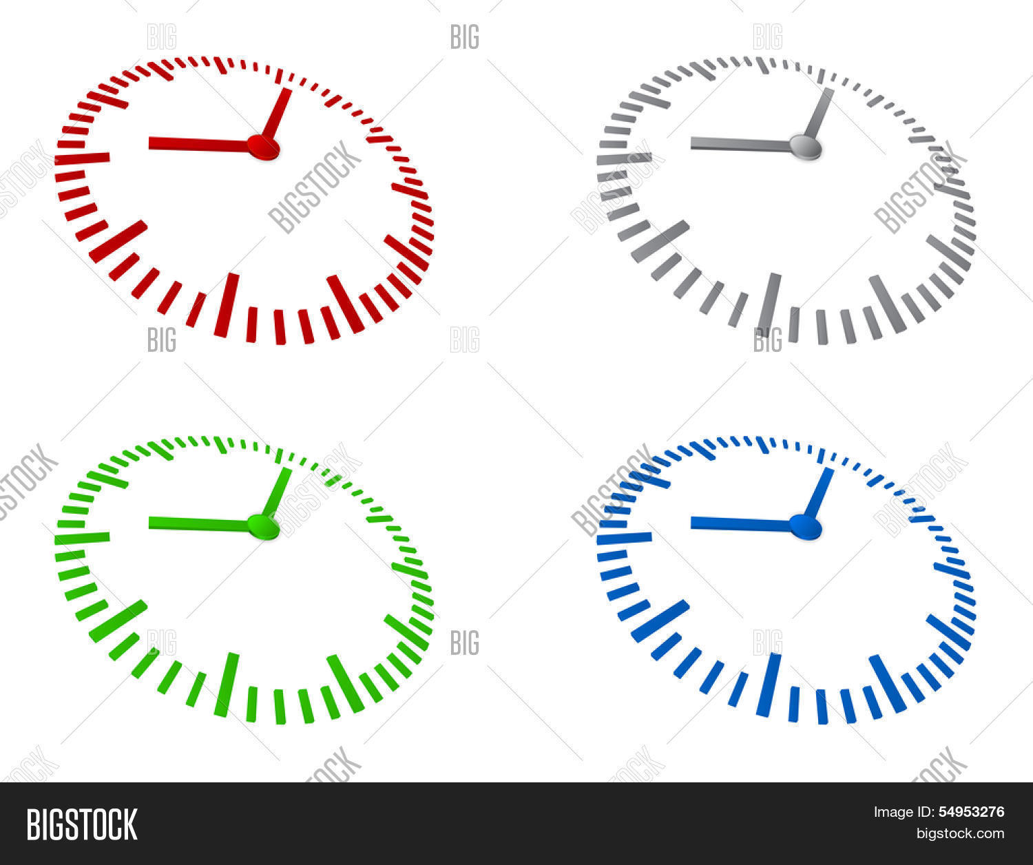 Clock Sign Template Vector & Photo (Free Trial) | Bigstock