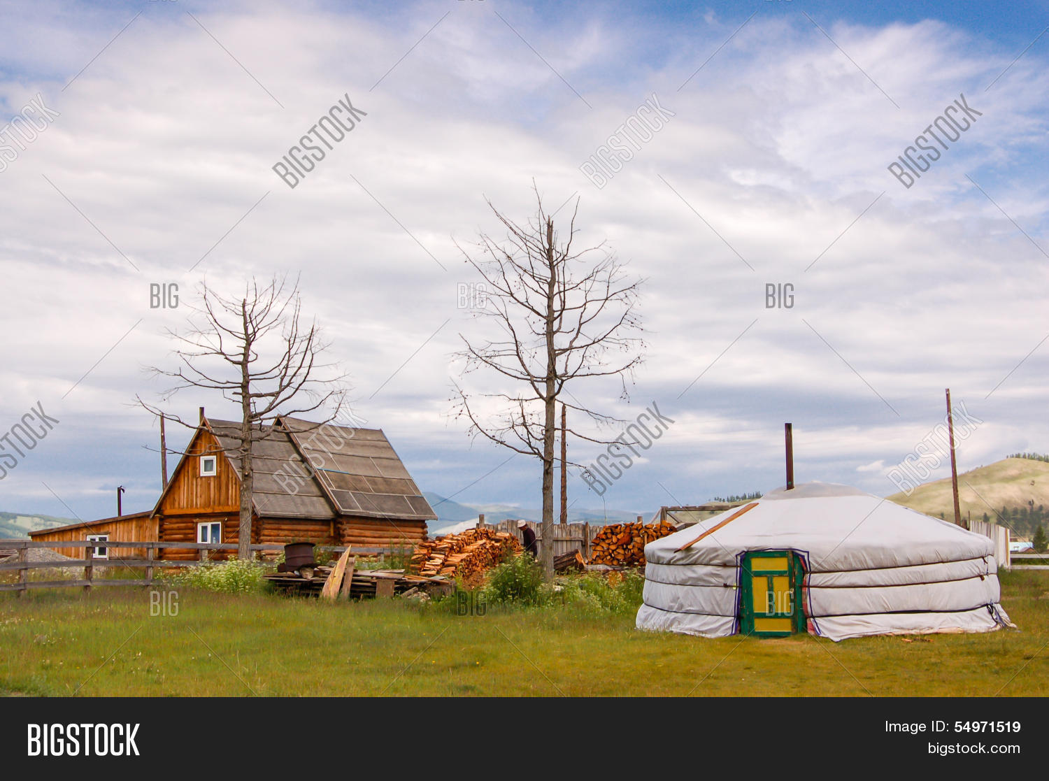 Timber House Mongolian Image & Photo (Free Trial) | Bigstock