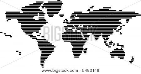 Vector y foto Mapa Del Mundo En (prueba gratis) | Bigstock