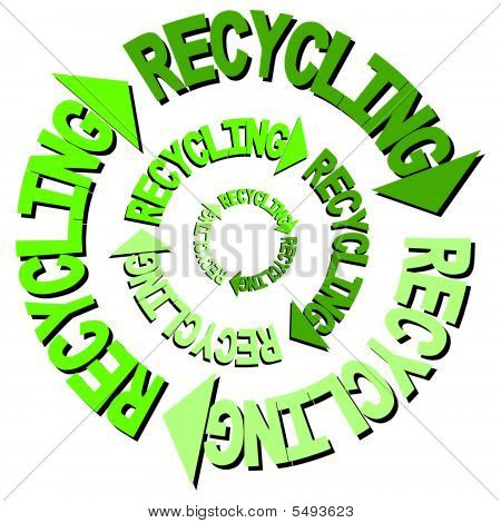 Recycling Text Arrows Image & Photo (Free Trial) | Bigstock