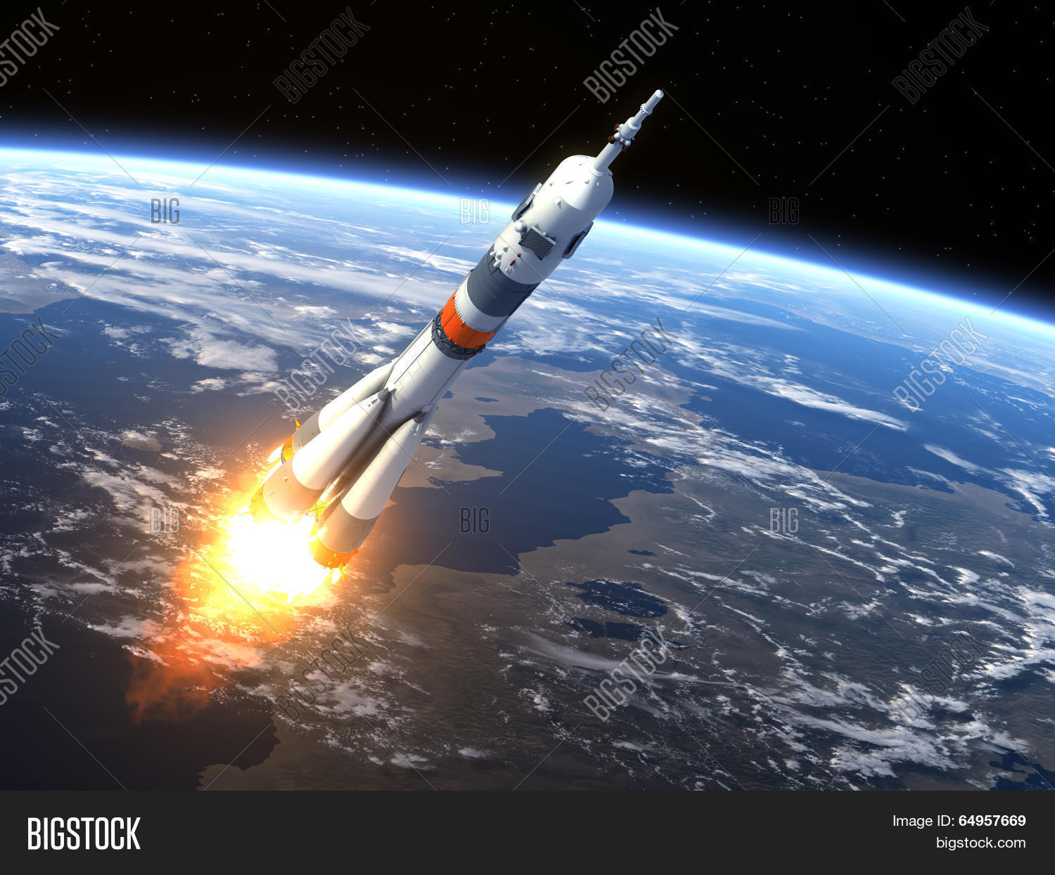 Carrier Rocket "Soyuz- Image & Photo (Free Trial) | Bigstock