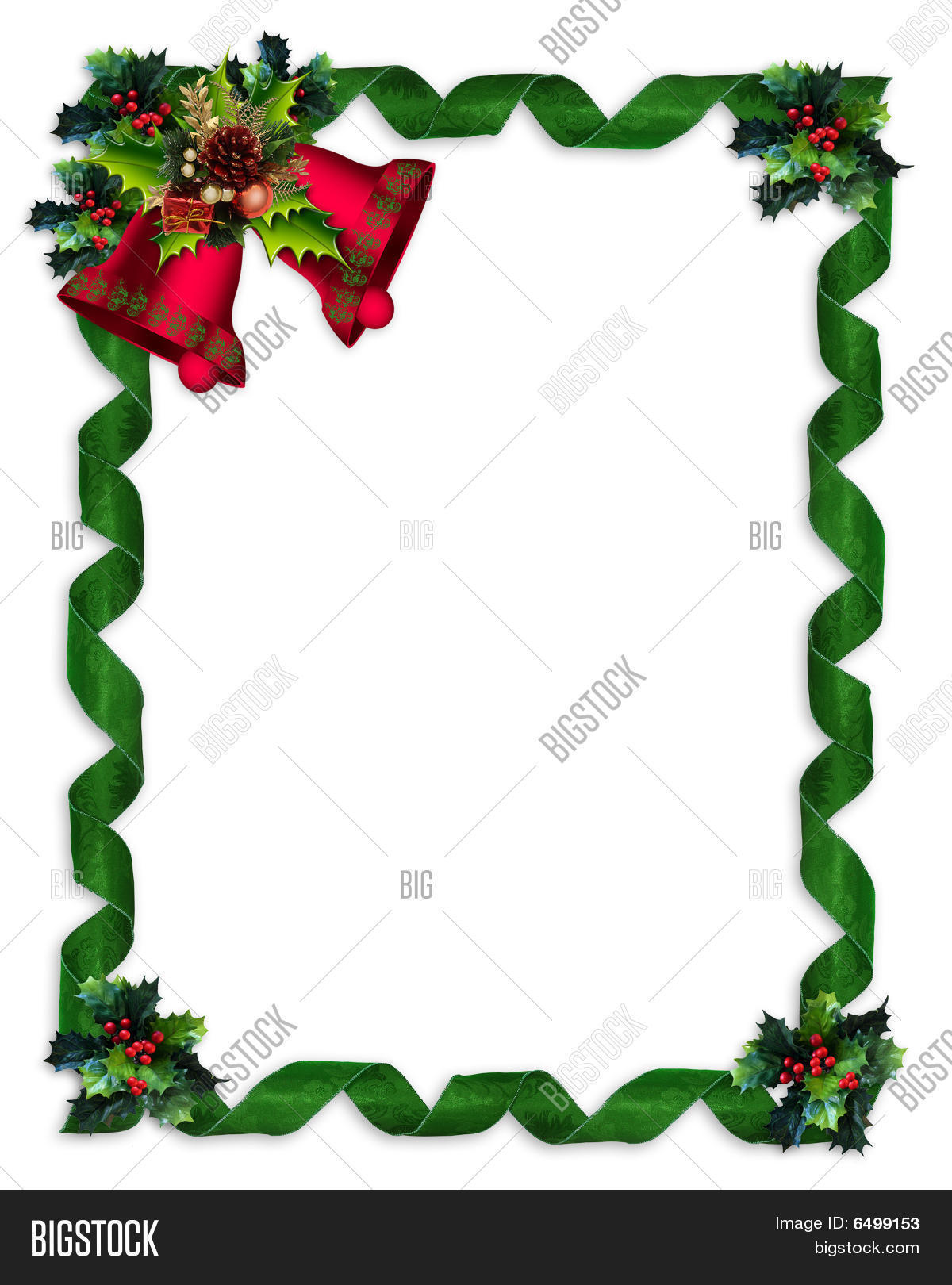Christmas Border Holly Image & Photo (Free Trial) | Bigstock