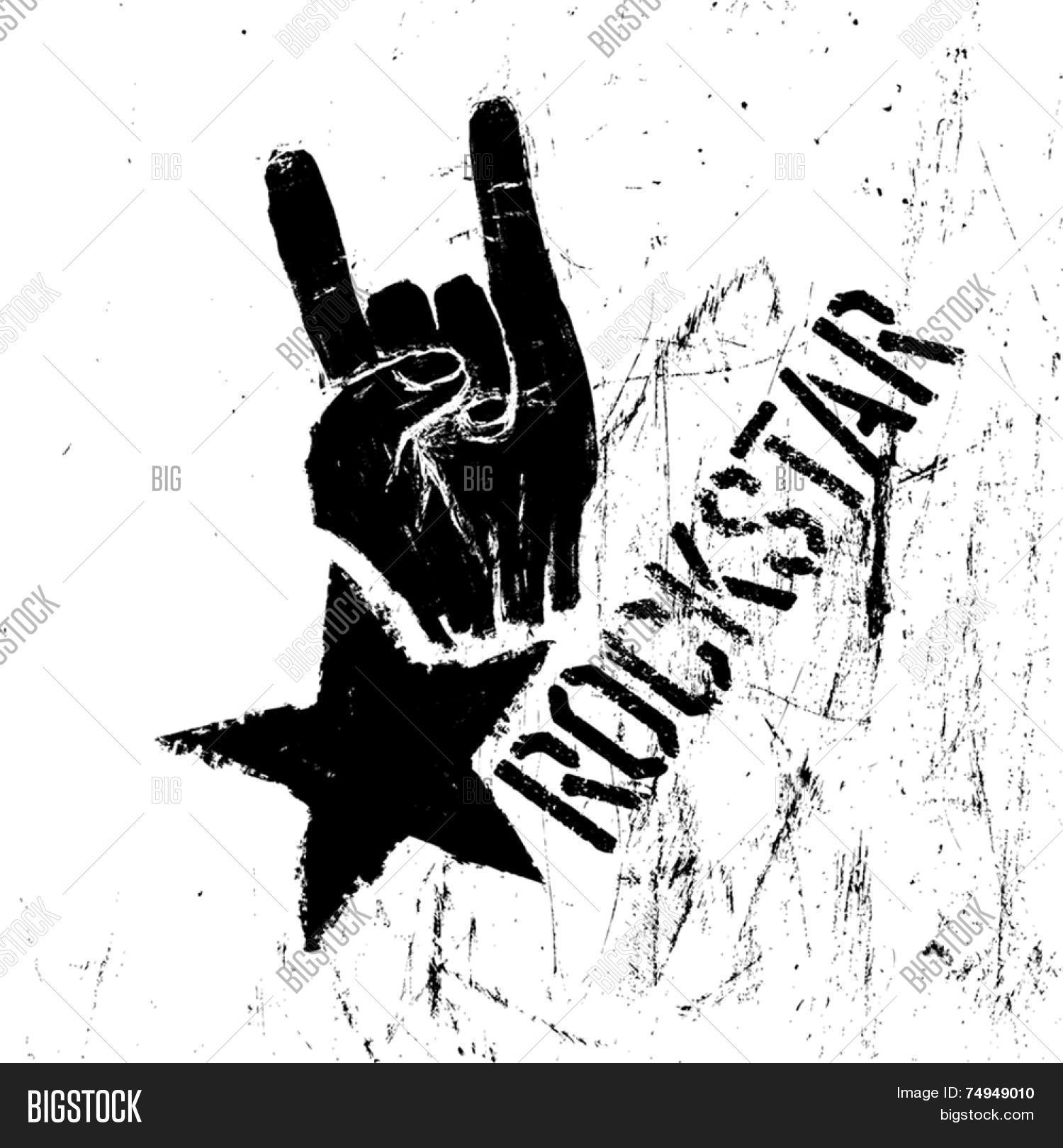 Rockstar Symbol Sign Vector & Photo (Free Trial) | Bigstock