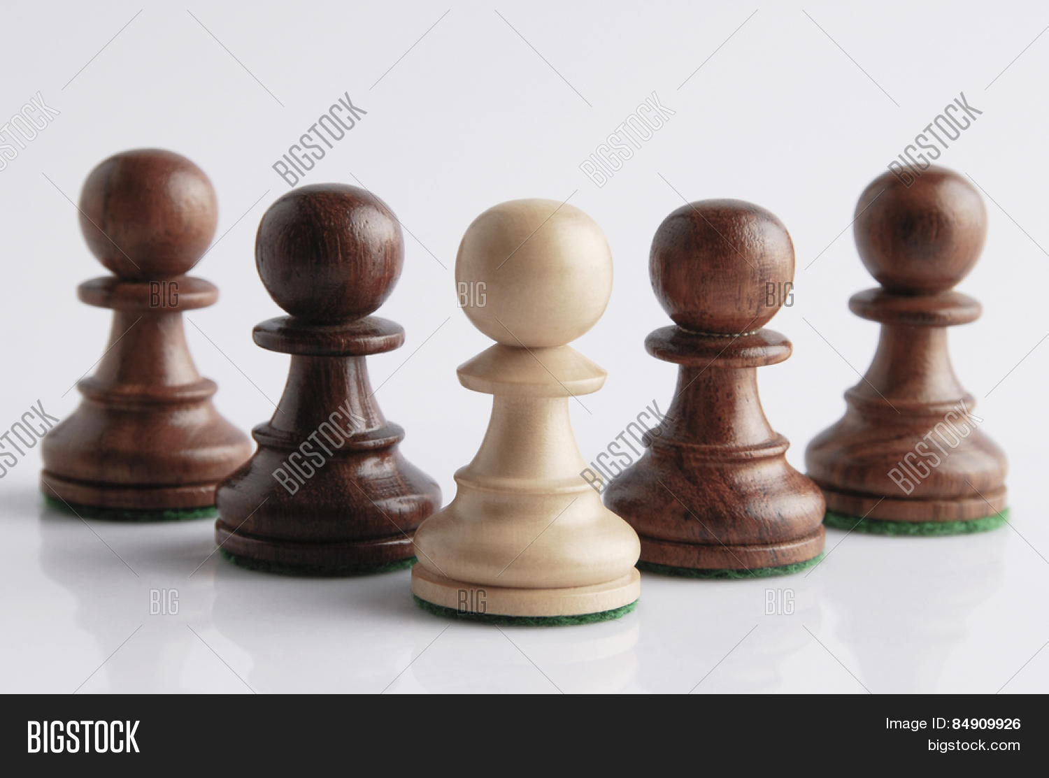 Chess Pawns Row Image & Photo (Free Trial) | Bigstock