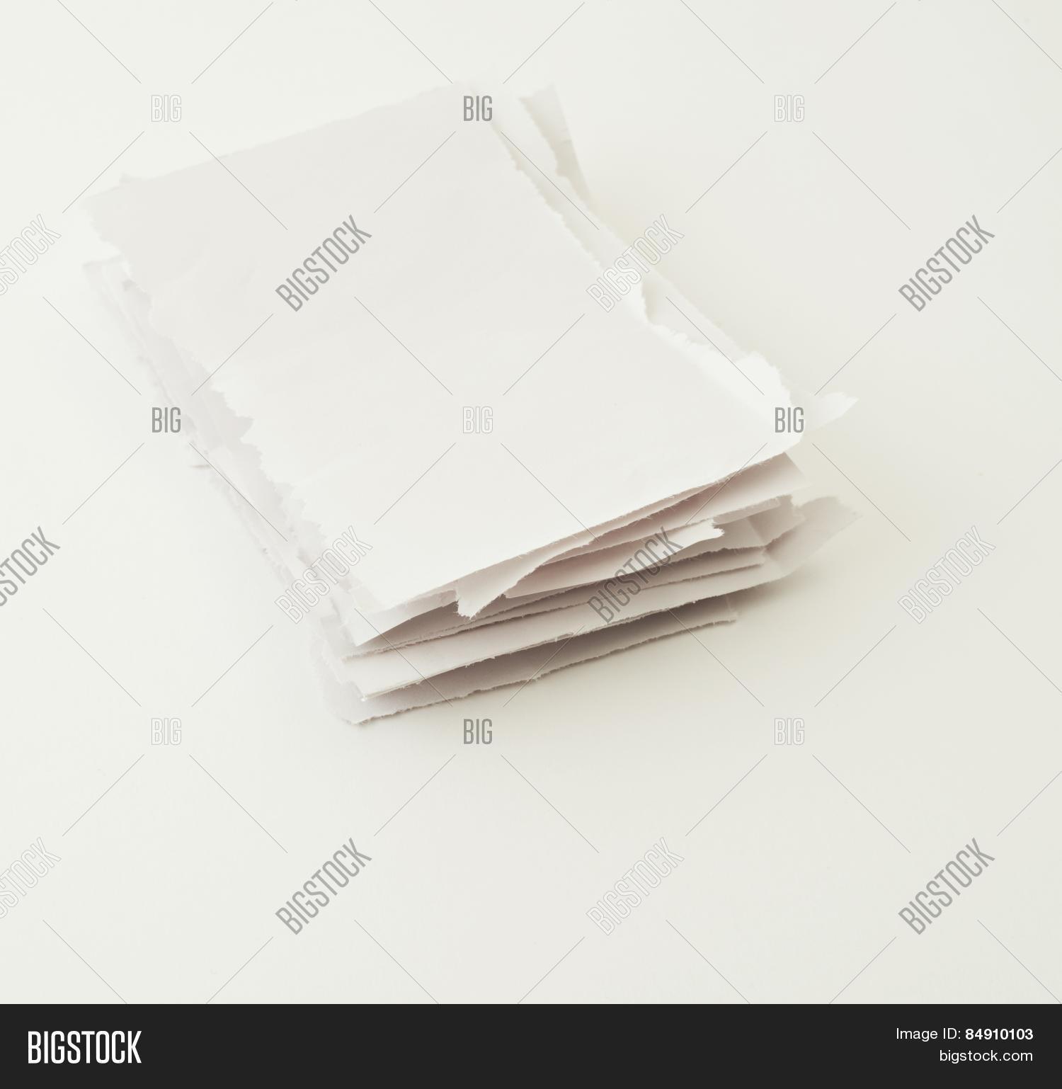 Stack Torn Paper Image & Photo (Free Trial) | Bigstock