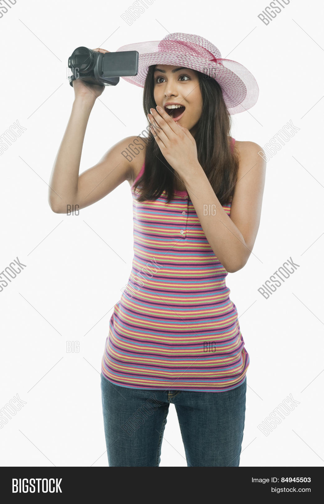 Close- Woman Filming Image & Photo (Free Trial) | Bigstock