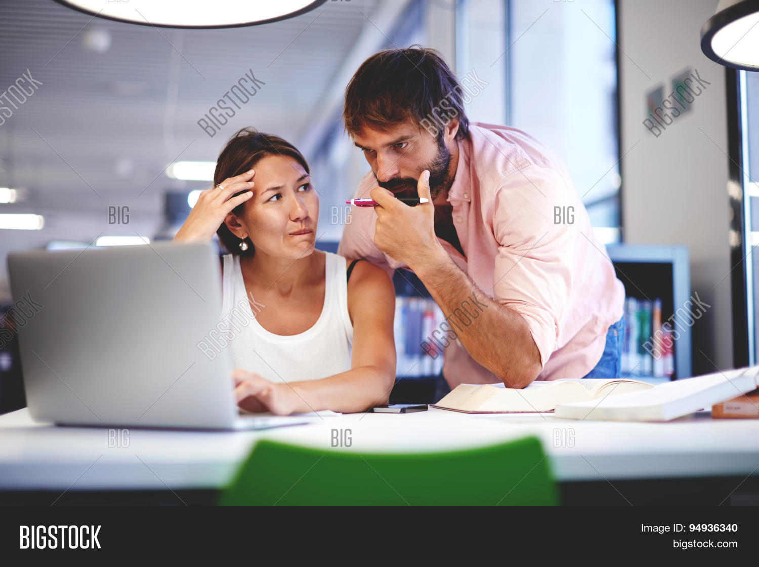 Two Office Workers Image & Photo (Free Trial) | Bigstock