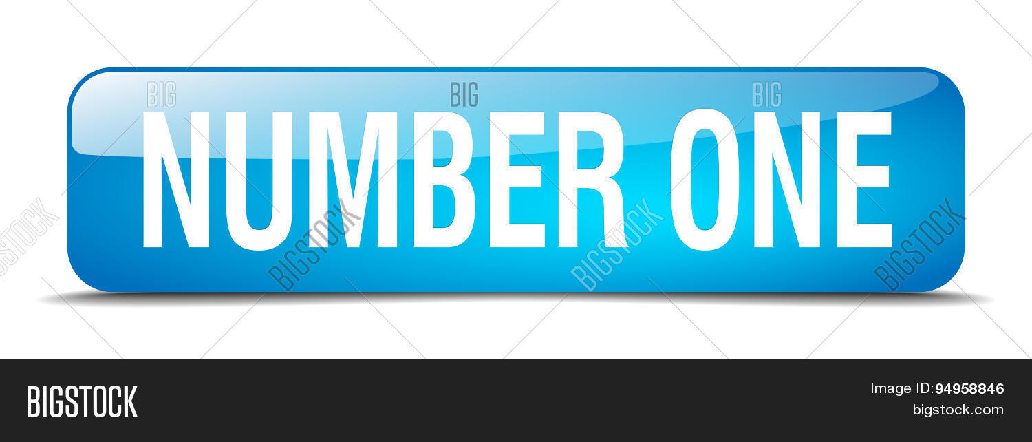 Number One Blue Vector & Photo (Free Trial) | Bigstock