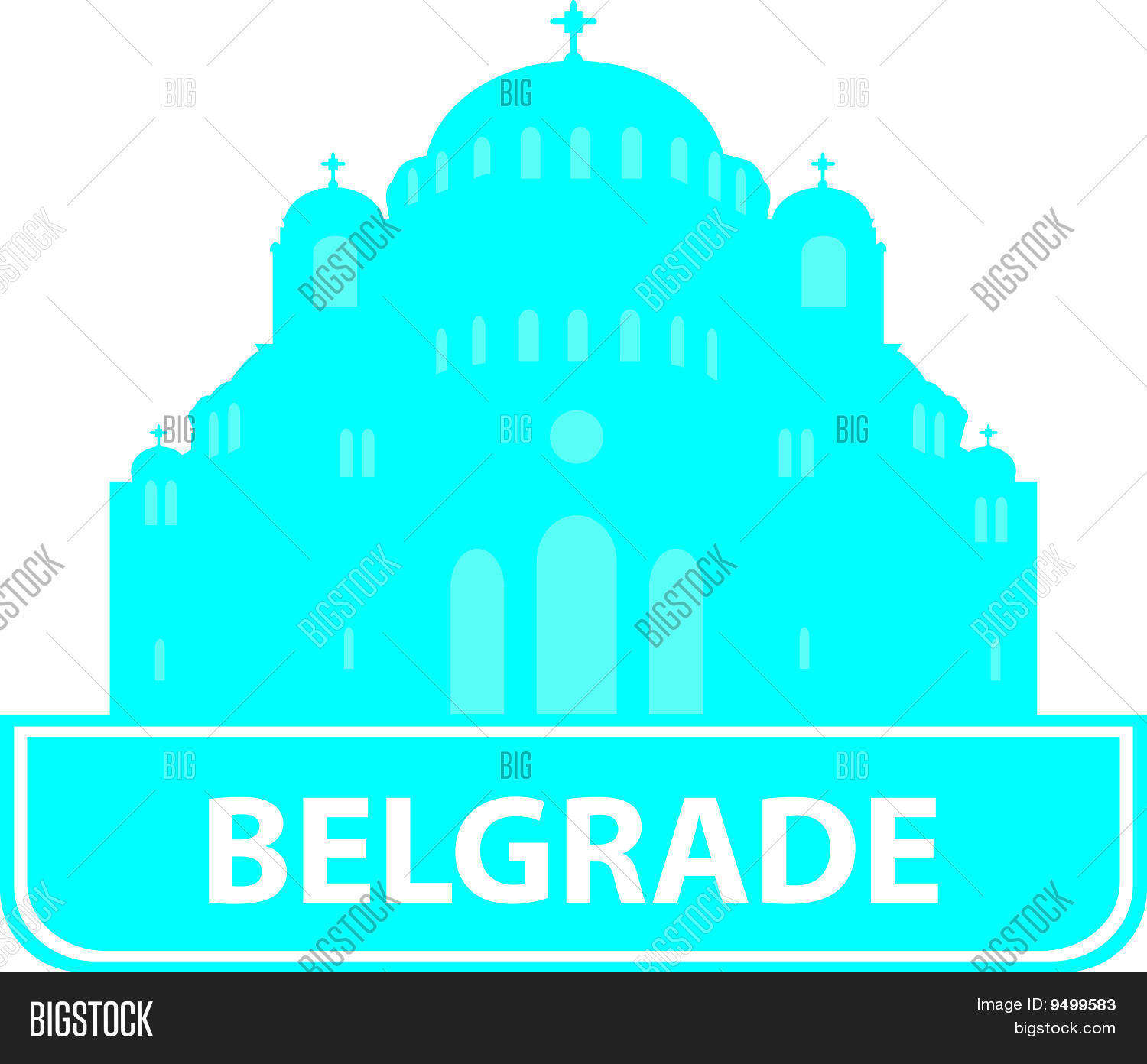 Belgrade Skyline Vector & Photo (Free Trial) | Bigstock