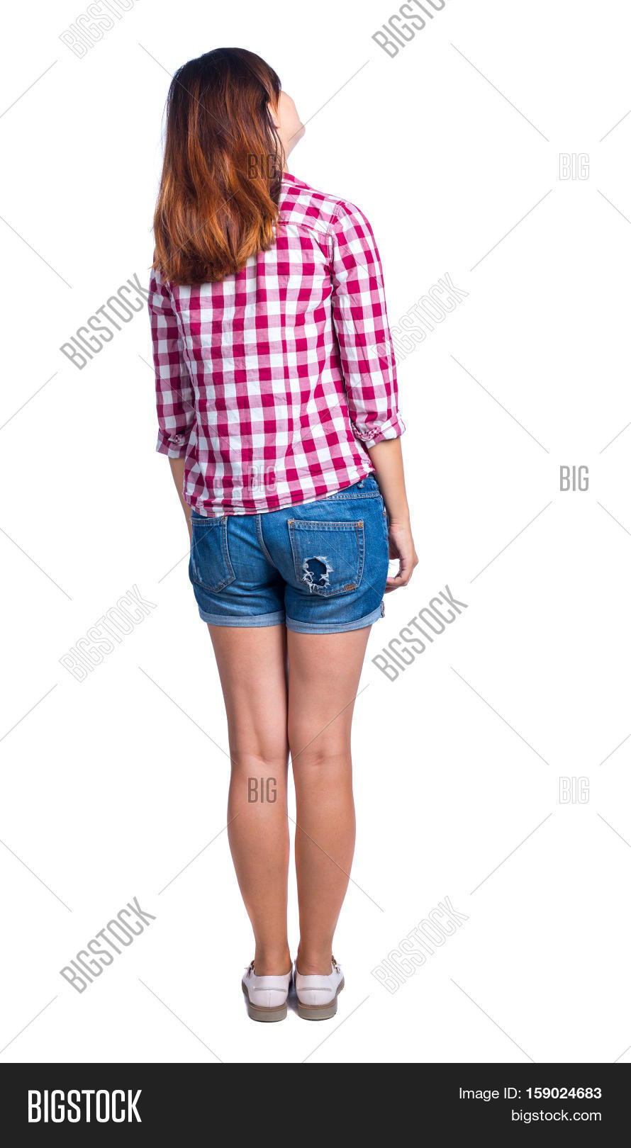 Back View Standing Image & Photo (Free Trial) | Bigstock