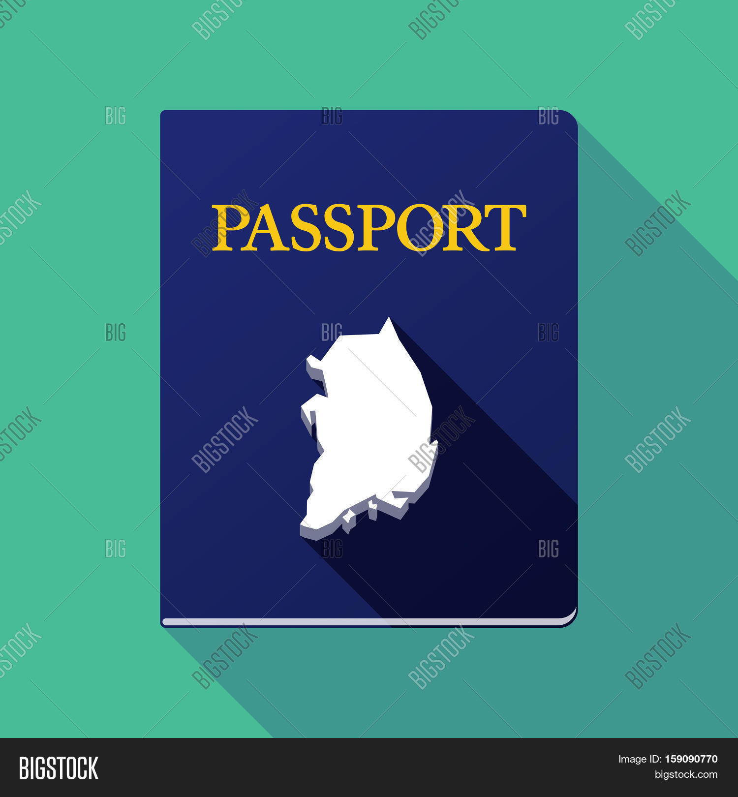 Long Shadow Passport Vector & Photo (Free Trial) | Bigstock