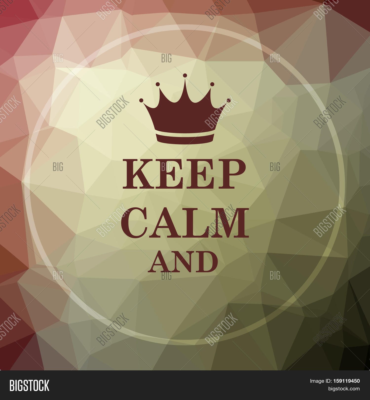 Keep Calm Icon Image & Photo (Free Trial) | Bigstock