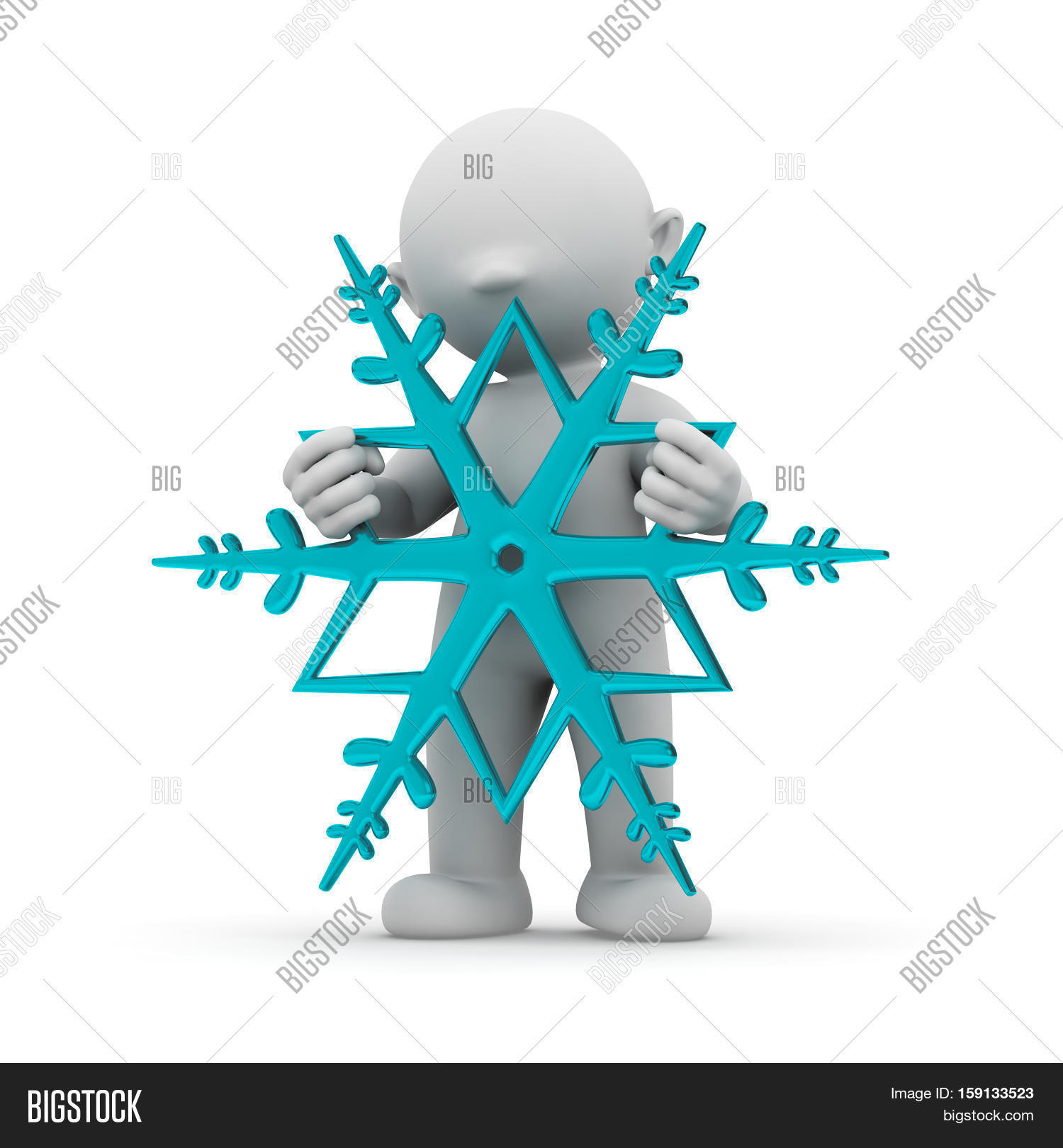 3d Human Snowflake Image & Photo (Free Trial) | Bigstock