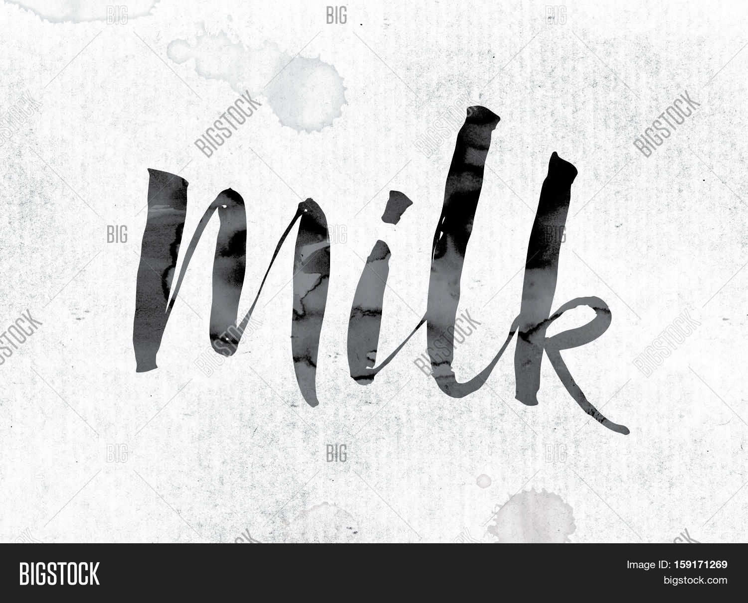 Word "Milk" Concept Image & Photo (Free Trial) | Bigstock