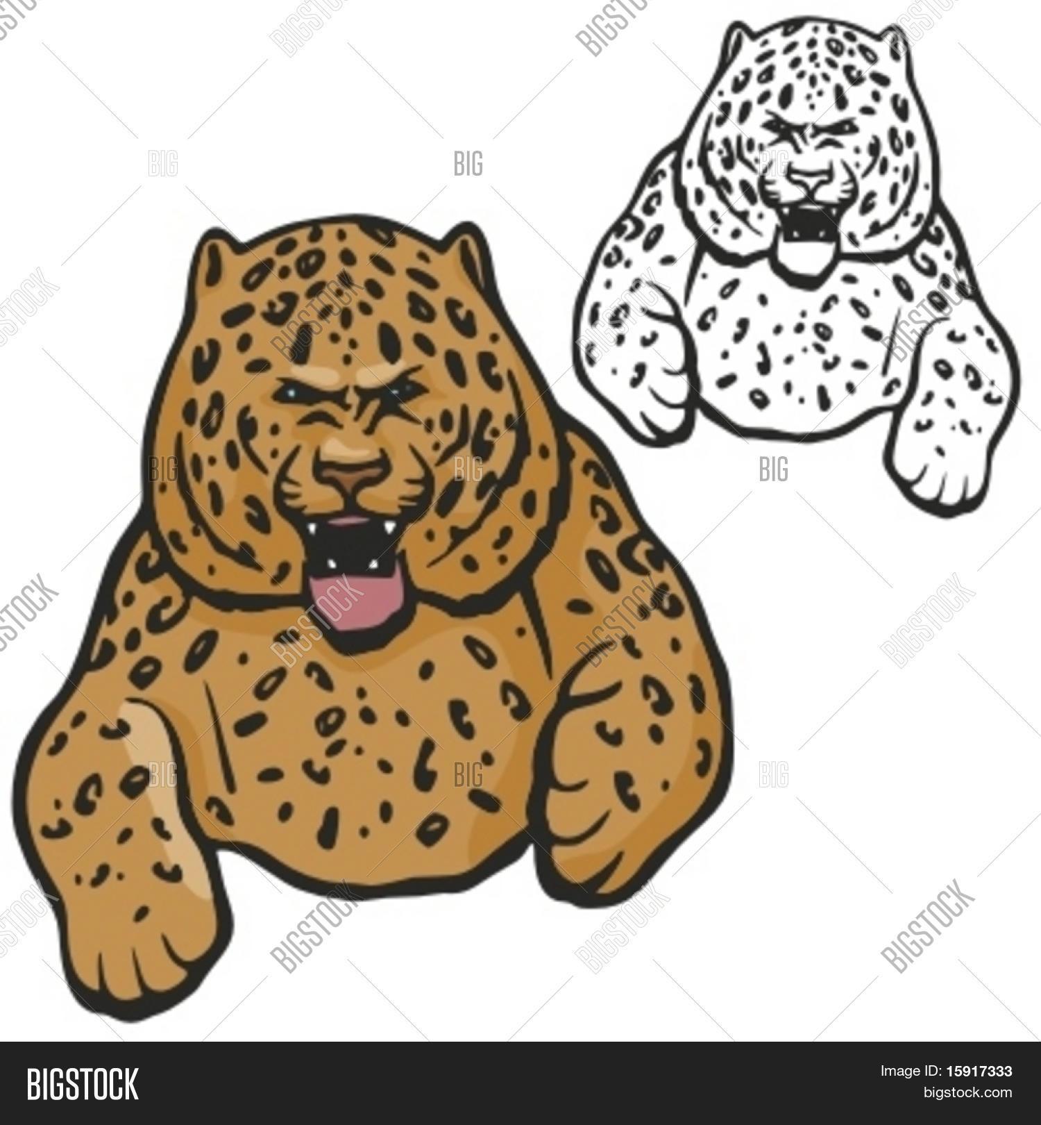 Leopard Mascot Sport Vector & Photo (Free Trial) | Bigstock