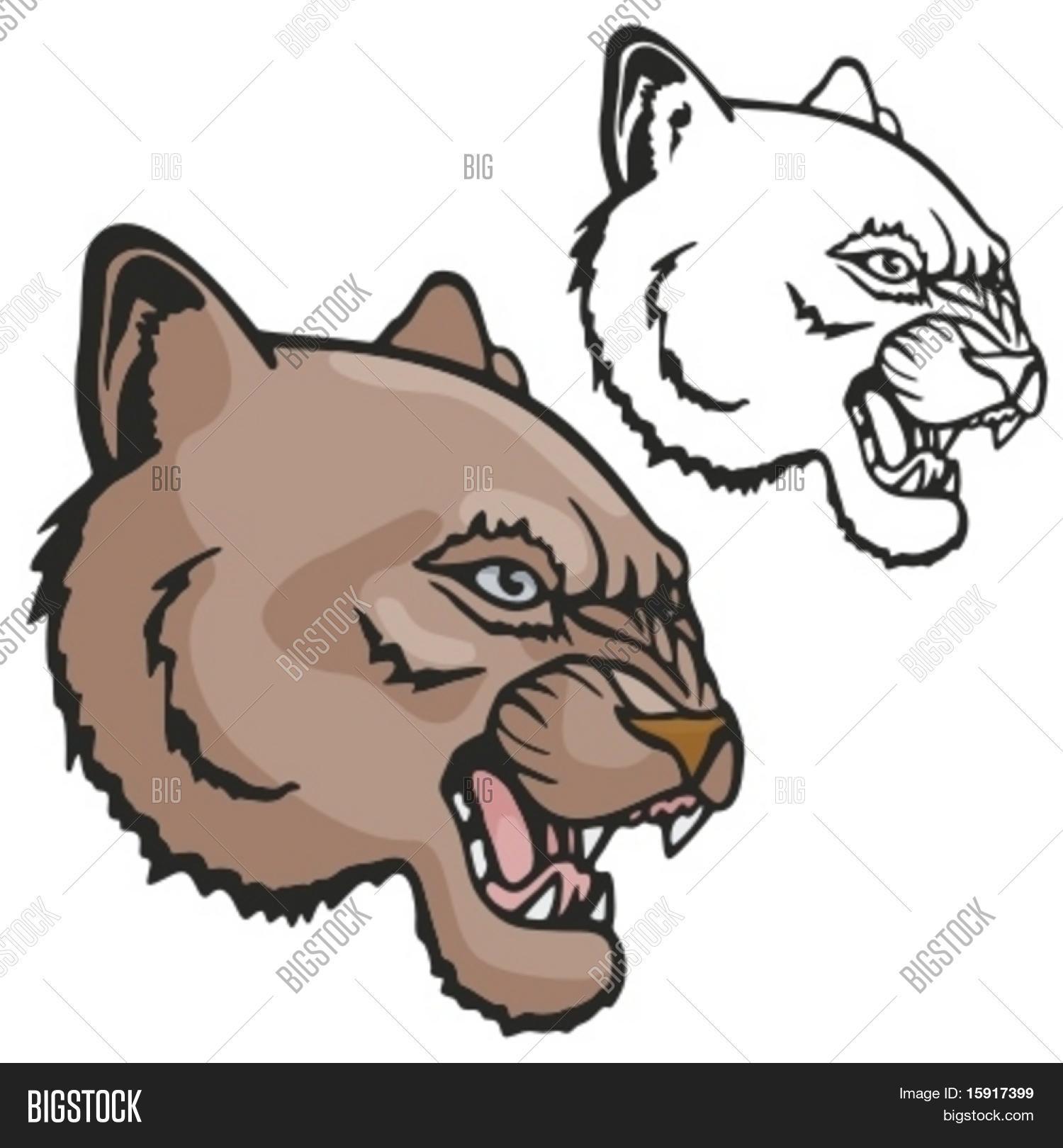 Puma Mascot Sport Vector & Photo (Free Trial) | Bigstock