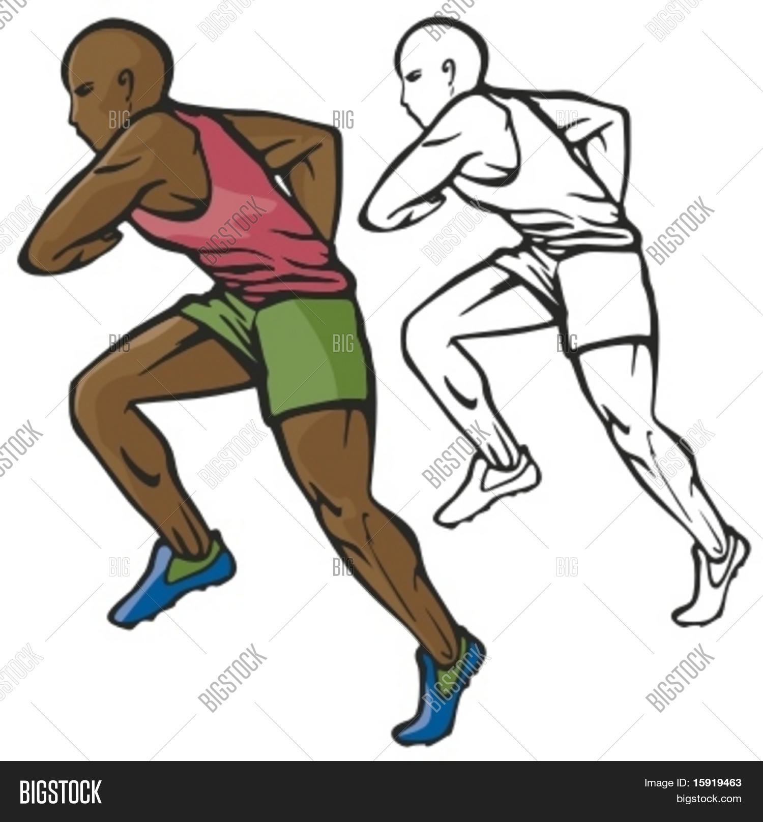 Sprinter Vector Vector & Photo (Free Trial) | Bigstock