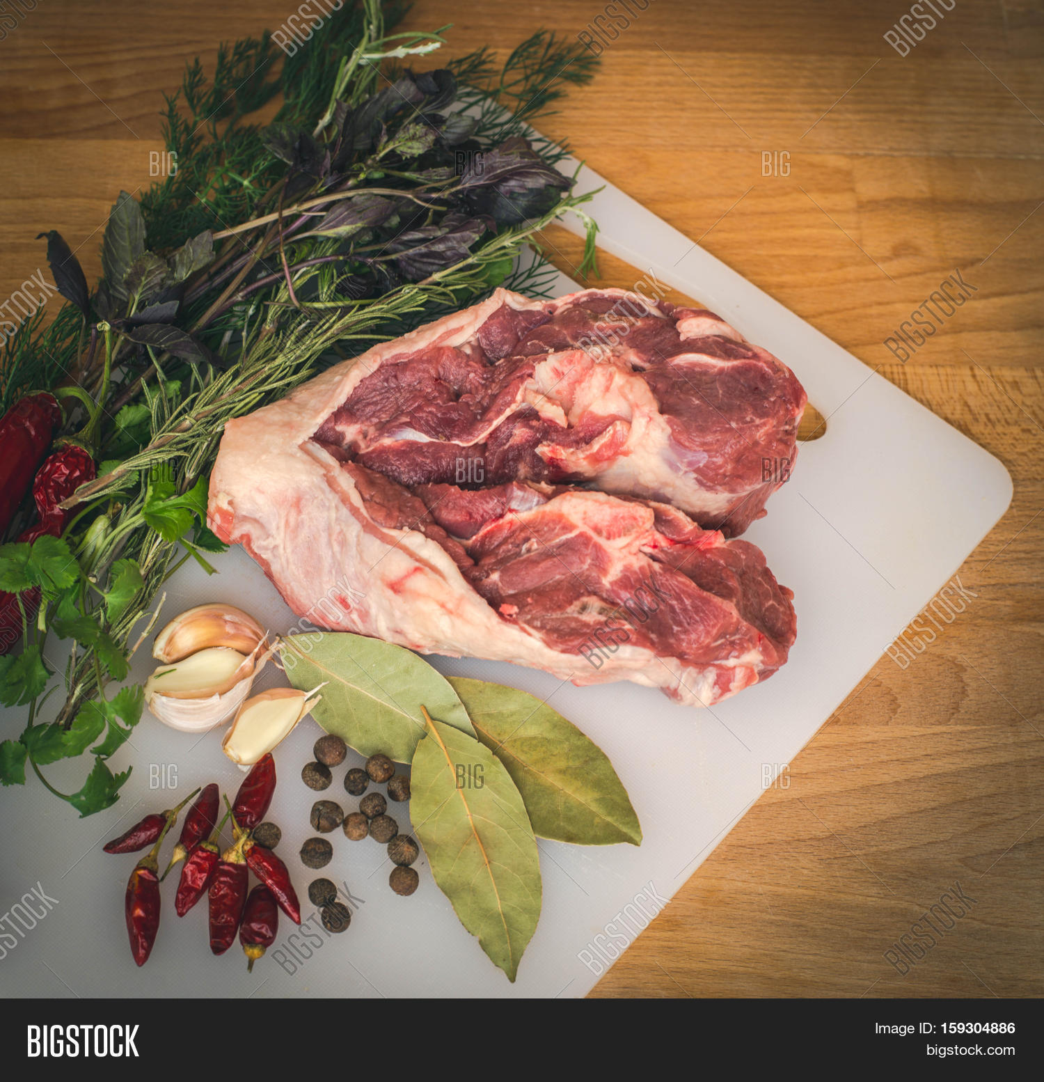 Fresh Raw Lamb On Image & Photo (Free Trial) | Bigstock