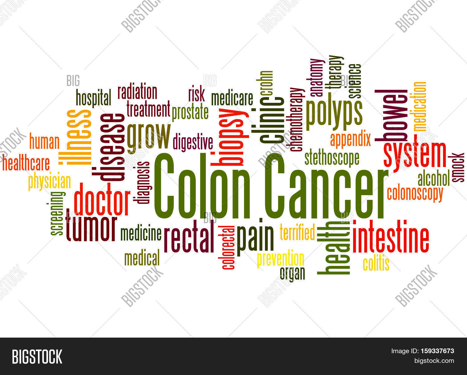 Colon Cancer, Word Image & Photo (Free Trial) | Bigstock