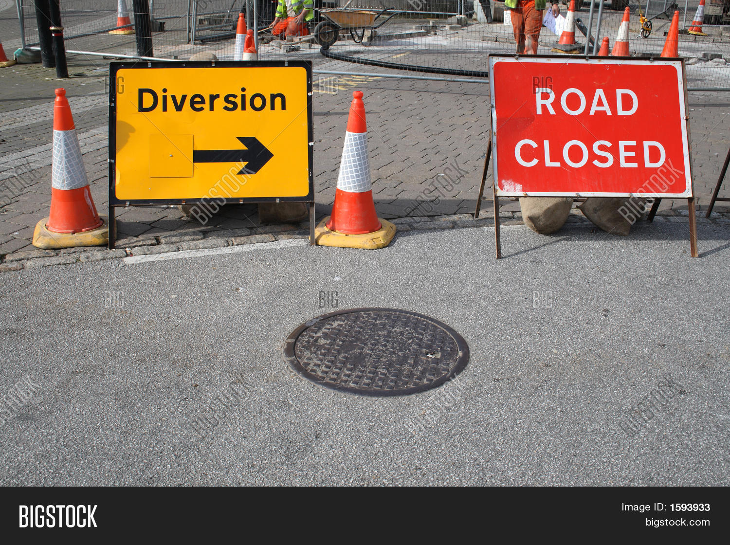 British Road Closed Image & Photo (Free Trial) | Bigstock