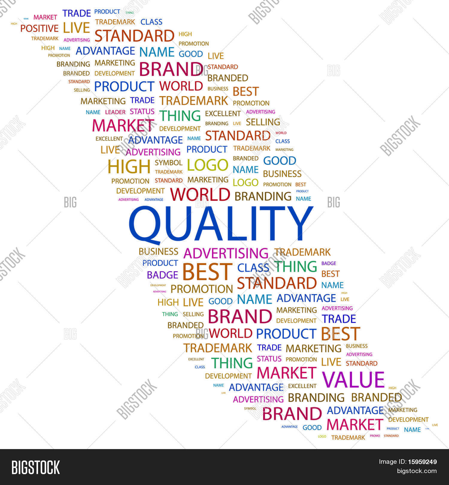QUALITY. Word Collage Vector & Photo (Free Trial) | Bigstock