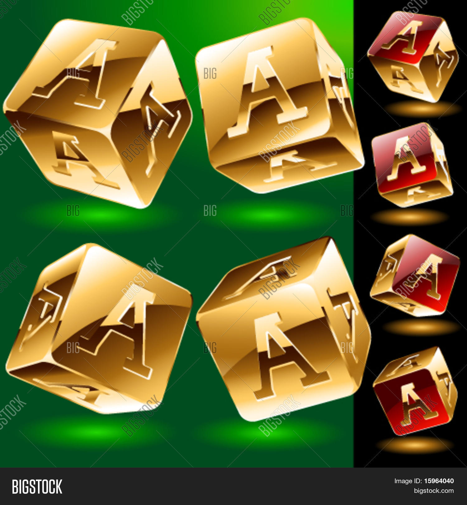 Dice Styled Cube's Vector & Photo (Free Trial) | Bigstock