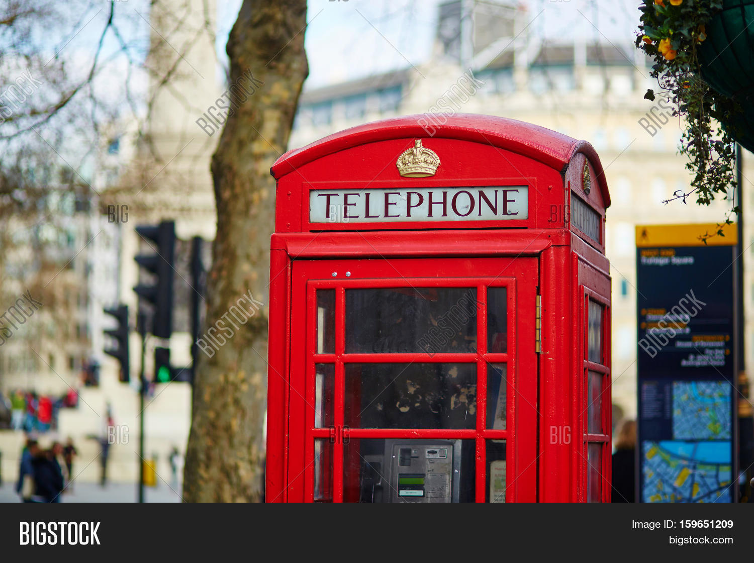 Single Red Phone Box Image & Photo (Free Trial) | Bigstock