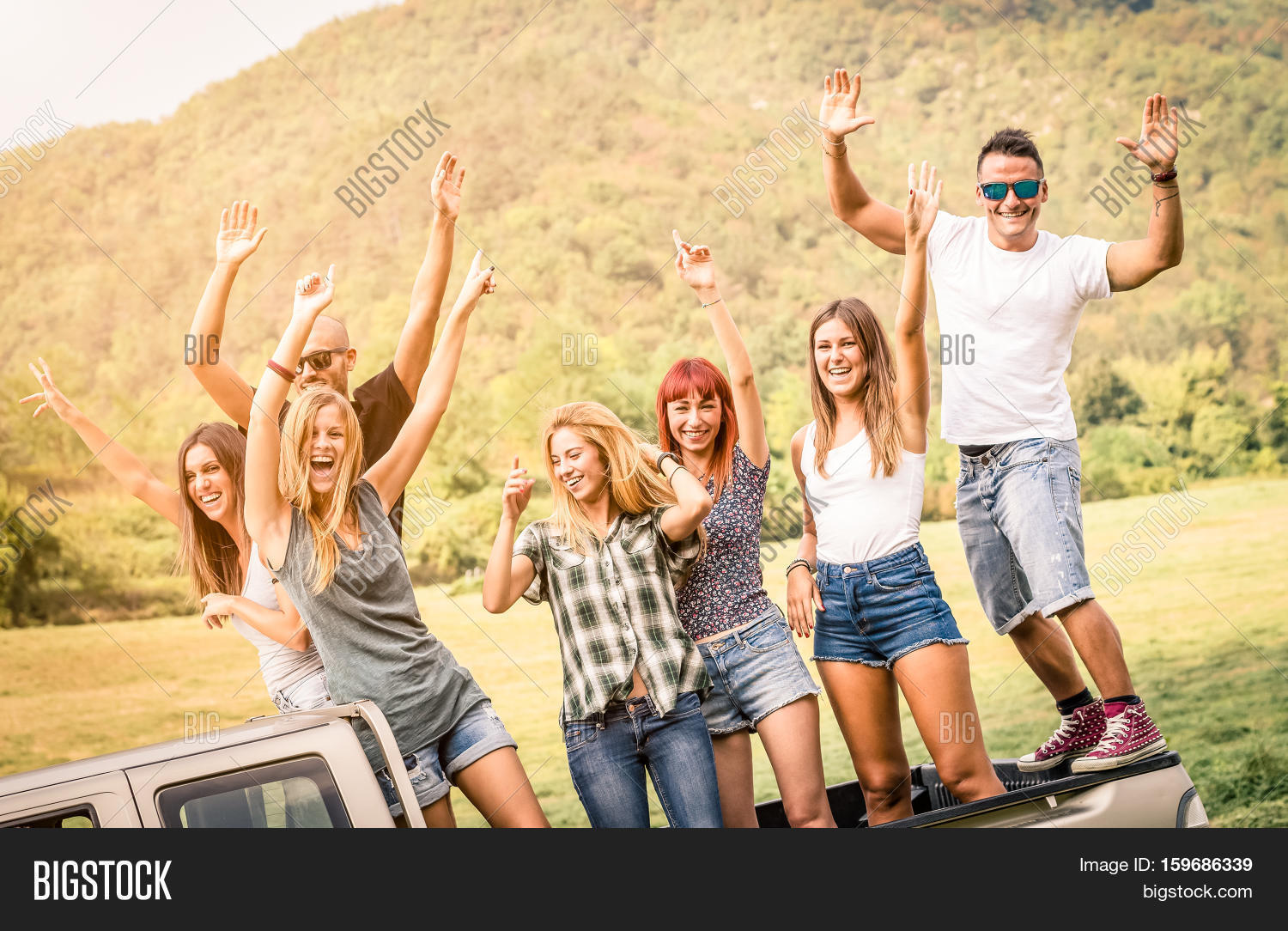 Group Happy Friends Image & Photo (Free Trial) | Bigstock