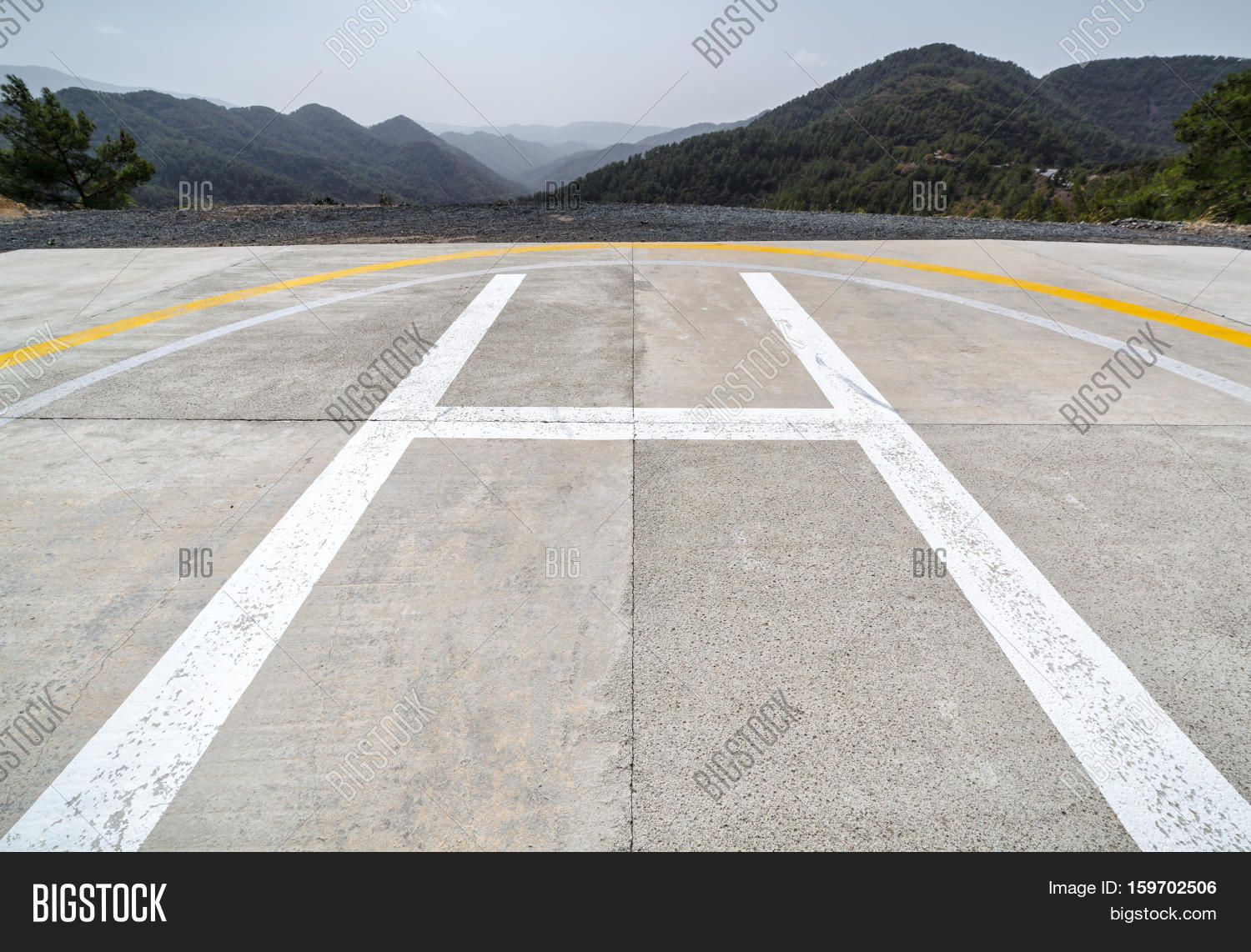 Helipad Near Famous Image & Photo (Free Trial) | Bigstock