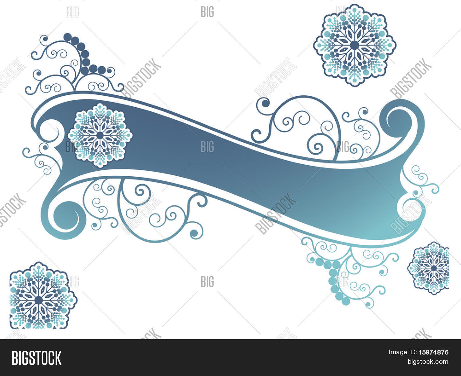 Winter Scroll Frame Vector & Photo (Free Trial) | Bigstock