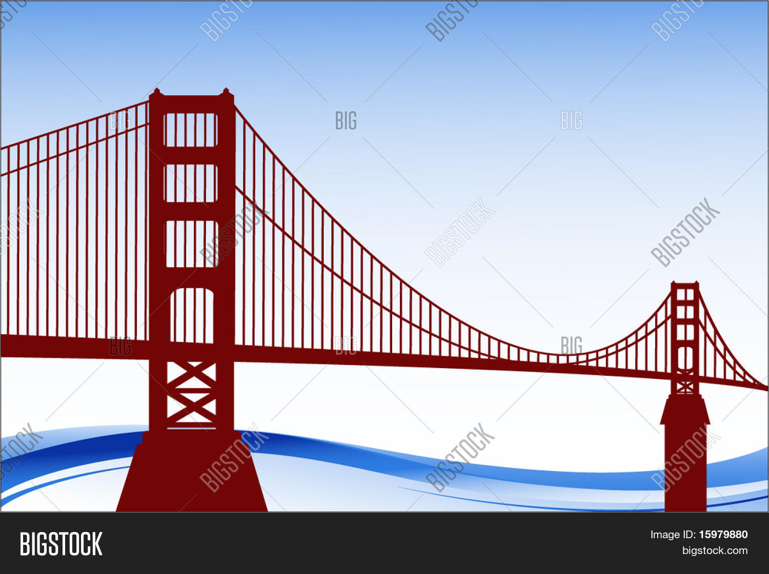 Fascinating Golden Gate Bridge Vector Photographs