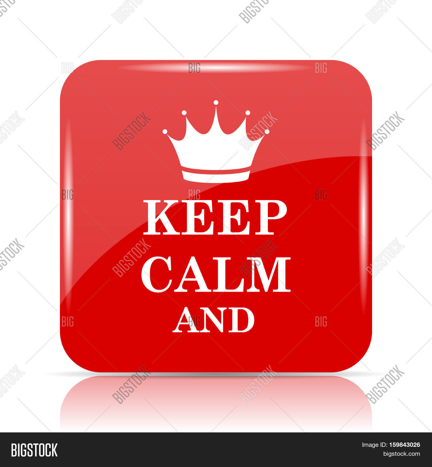 Keep Calm Icon Image & Photo (Free Trial) | Bigstock