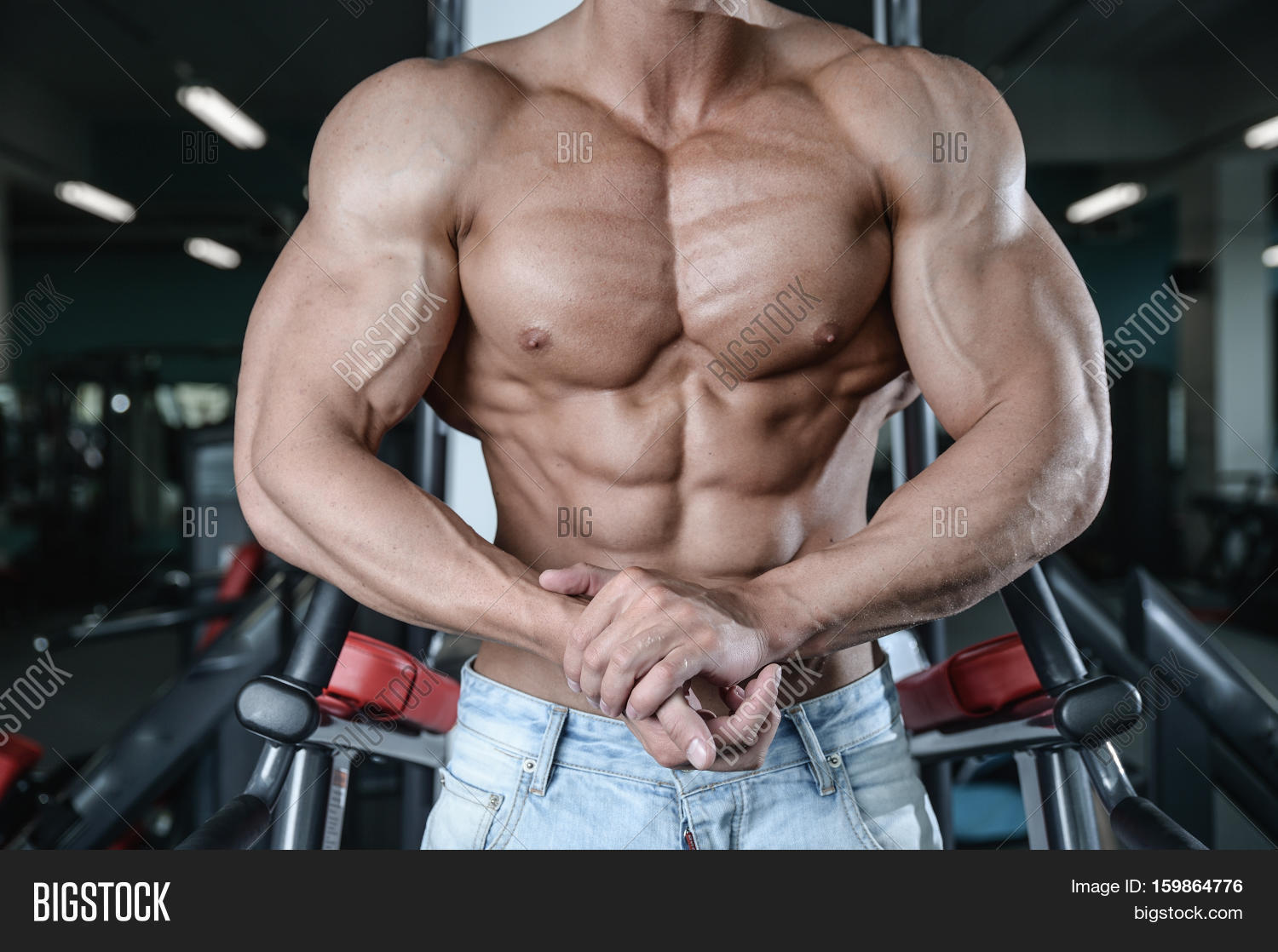 Close Strong Abs Guy Image & Photo (Free Trial) | Bigstock