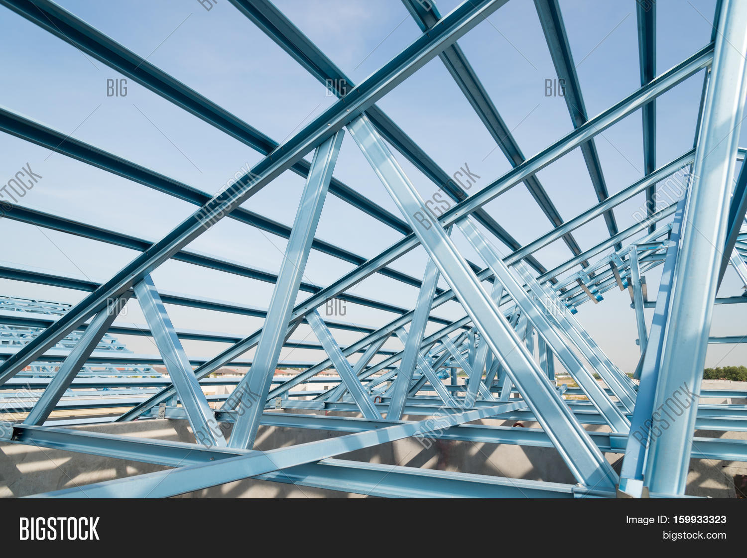 Structure Steel Roof Image & Photo (Free Trial) | Bigstock