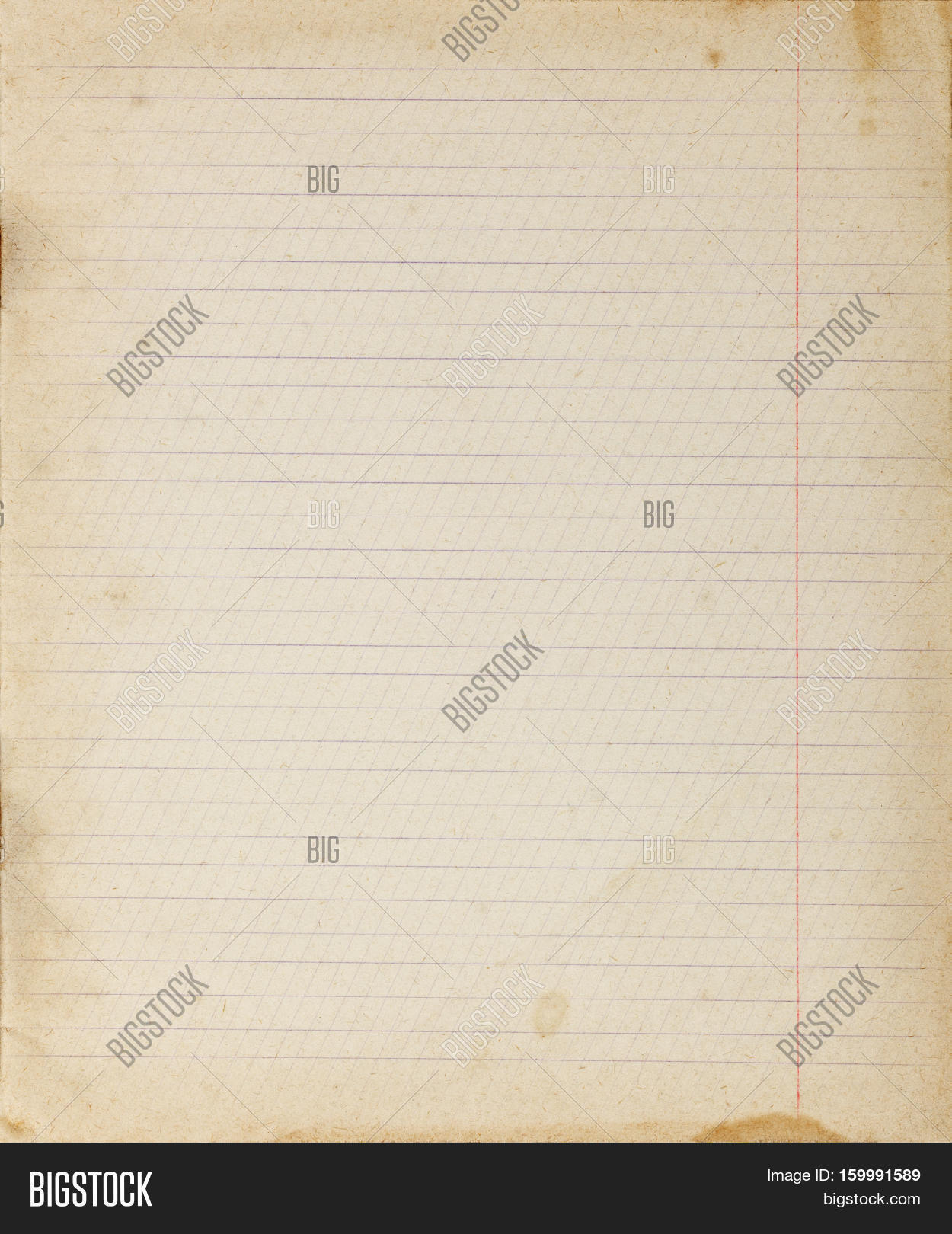 Vintage Lined Paper Image & Photo (Free Trial) | Bigstock