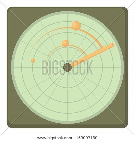 Radar Icon. Cartoon Vector & Photo (Free Trial) | Bigstock
