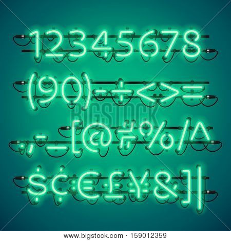 Glowing Neon Green Vector & Photo (Free Trial) | Bigstock