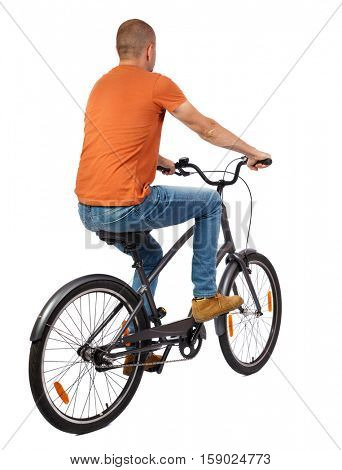 Back View Man Bicycle Image & Photo (Free Trial) | Bigstock