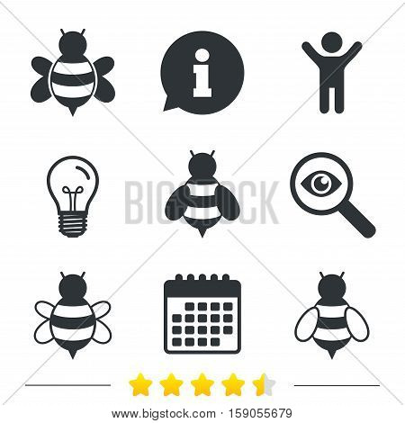 Honey Bees Icons. Vector & Photo (Free Trial) | Bigstock