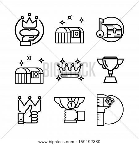 Treasury Icon Set Vector & Photo (Free Trial) | Bigstock