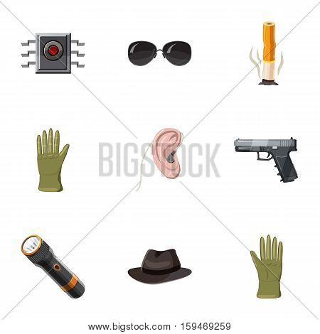 Secret Agent Icons Vector & Photo (Free Trial) | Bigstock